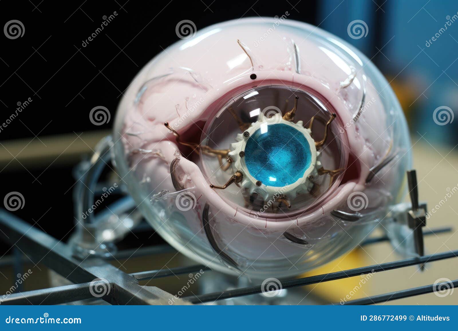 3d Printed Prosthetic Eye in Manufacturing Process Stock Image - Image ...