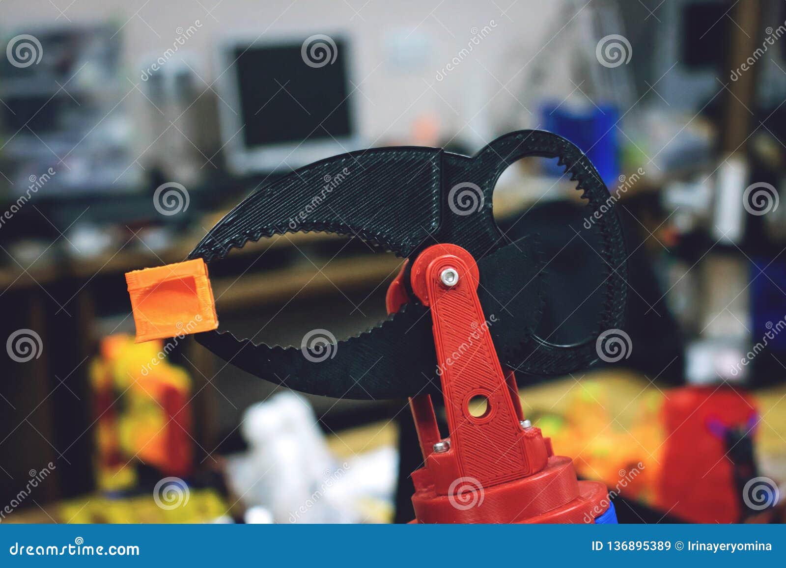 Robotics. Manipulator Arm With Detail Stock Image | CartoonDealer.com ...