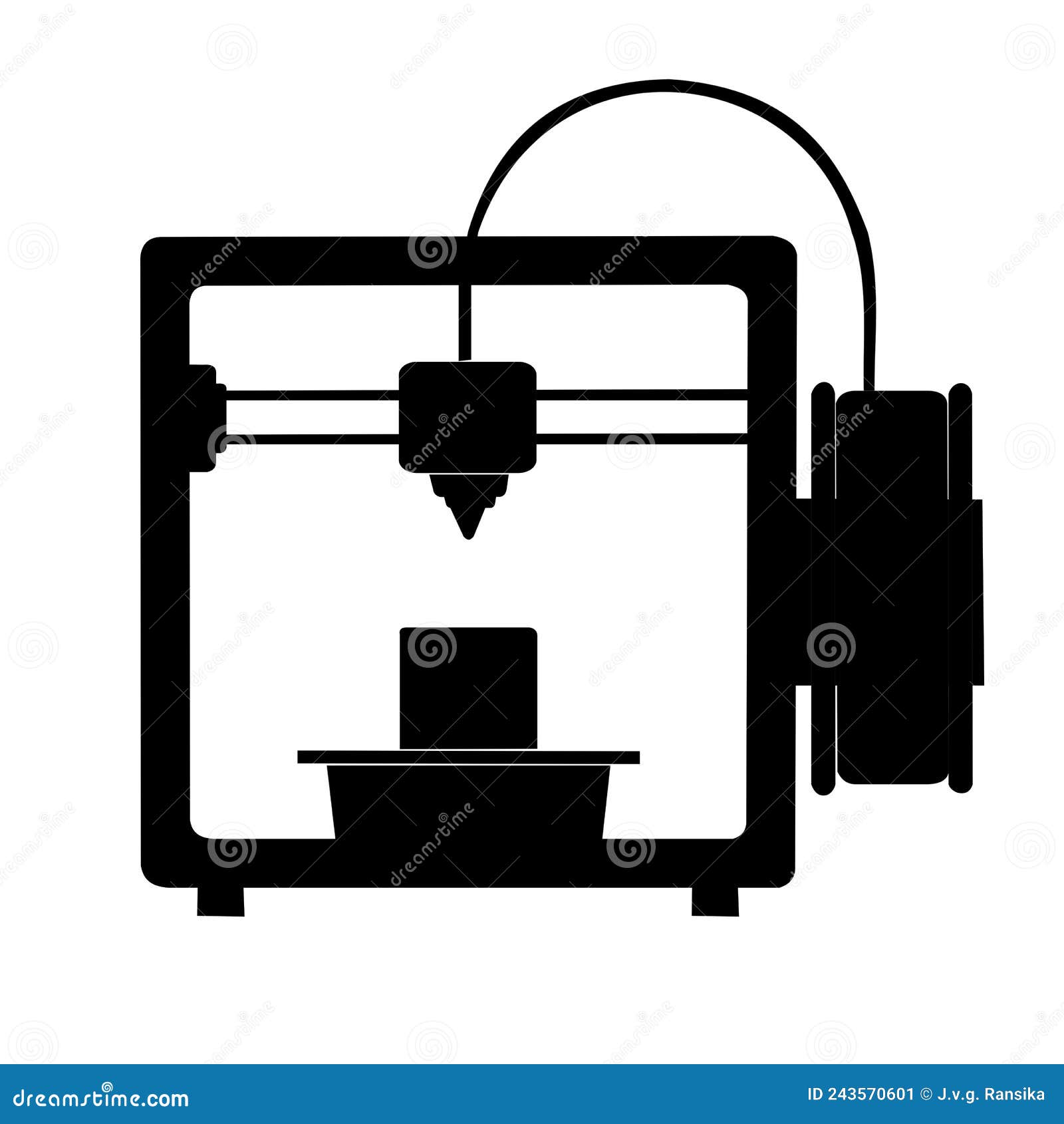 Printer Clip Art Black And White