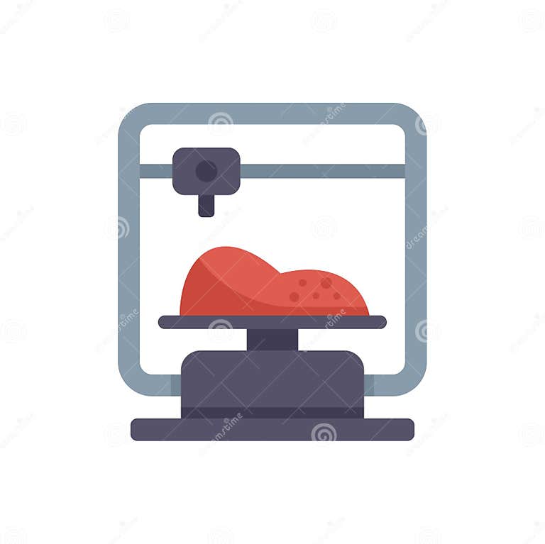 3d Printer Creating a Prototype Using Additive Manufacturing Technology Icon Stock Illustration ...