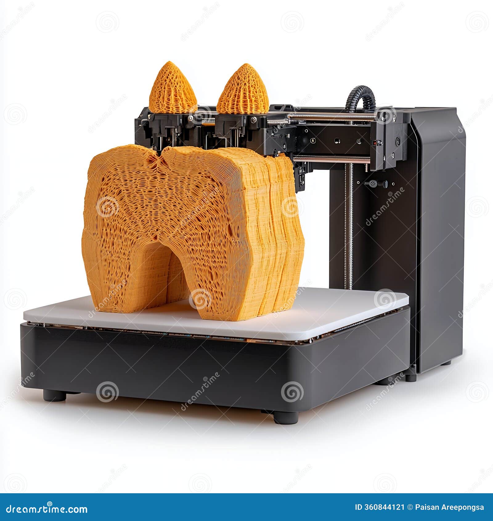 Tooth-shaped Object On Plain White Background Royalty-Free Stock Image ...