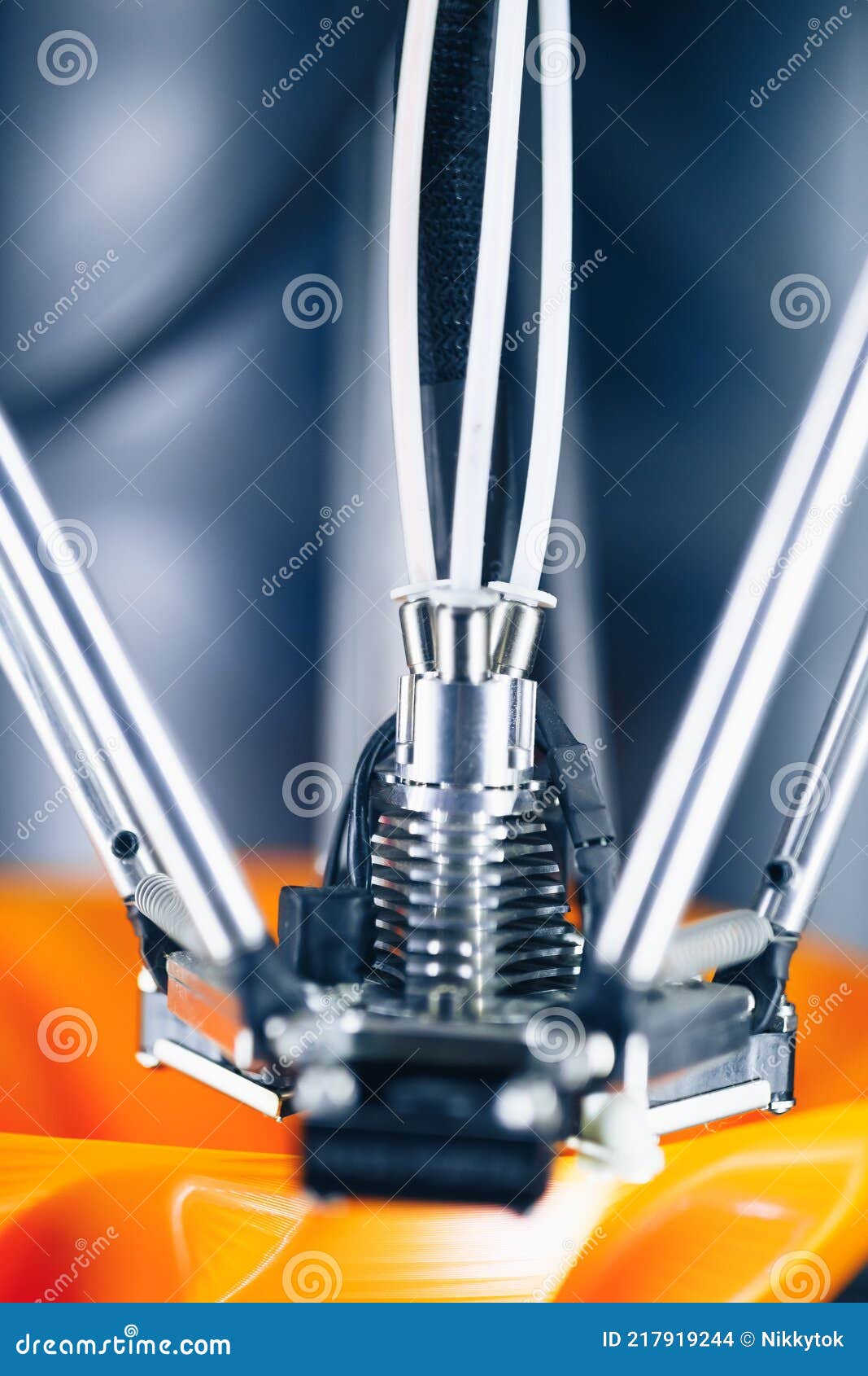 Artistic 3d Printer Head in Action Stock Photo - Image of action, print ...