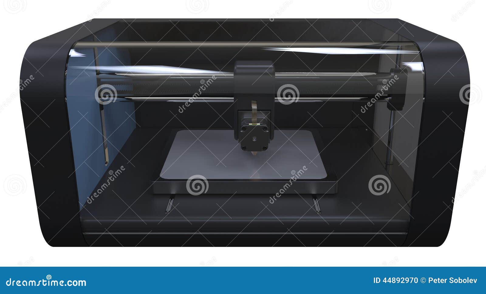 3D Printer stock illustration. Illustration of extrusion - 44892970