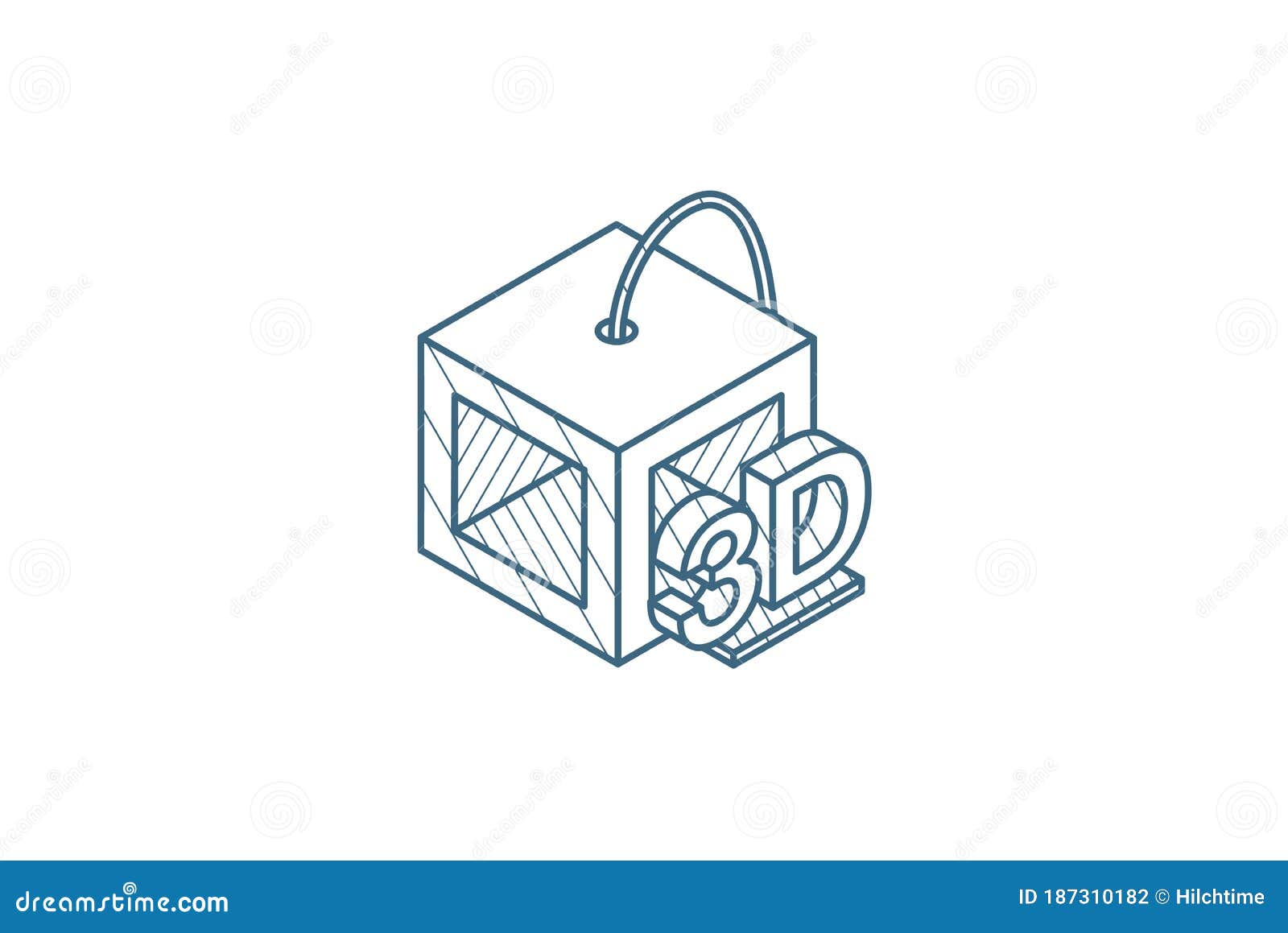 SLA 3D Printer In Isometric Graphic Vector Illustration | CartoonDealer ...