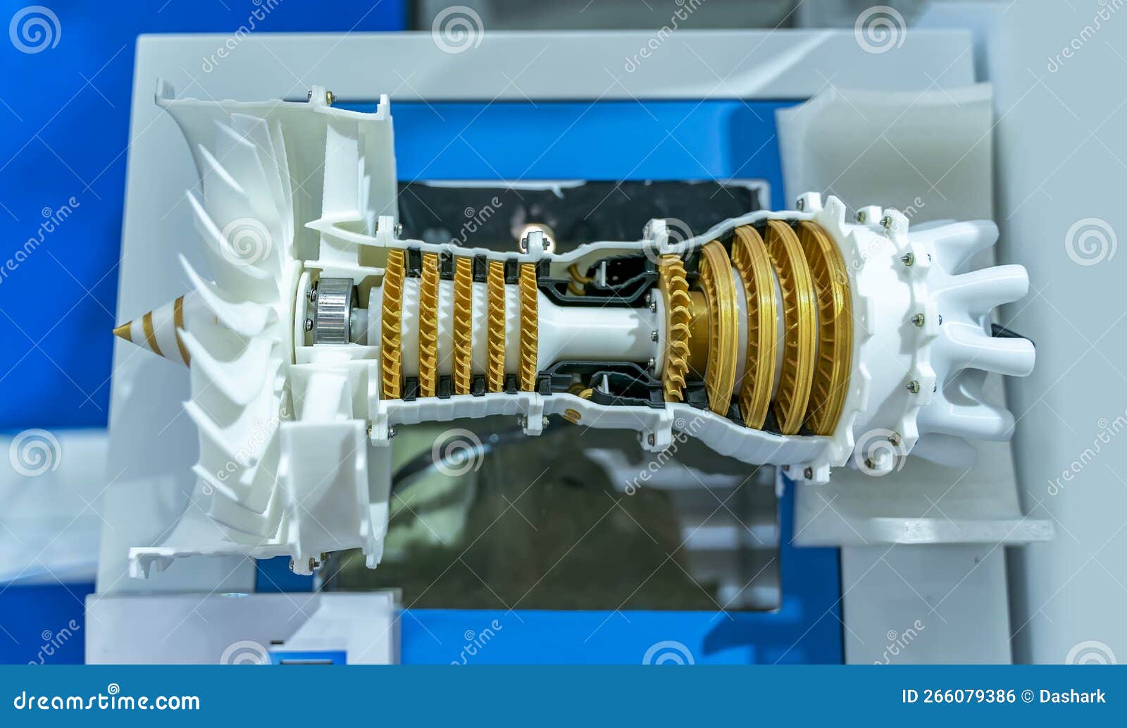 3D Printer Jet Engine Printed Model Plastic Stock Photo - Image of ...