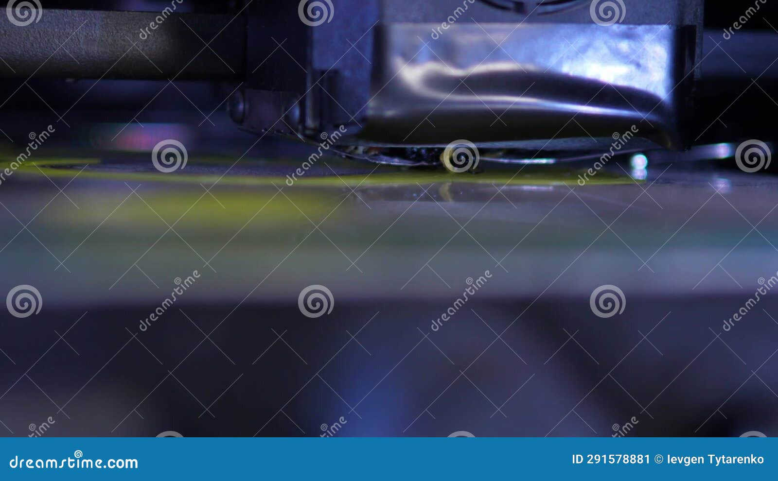 A 3D Printer Machine that Creates a Three-dimensional Geometric Shape ...