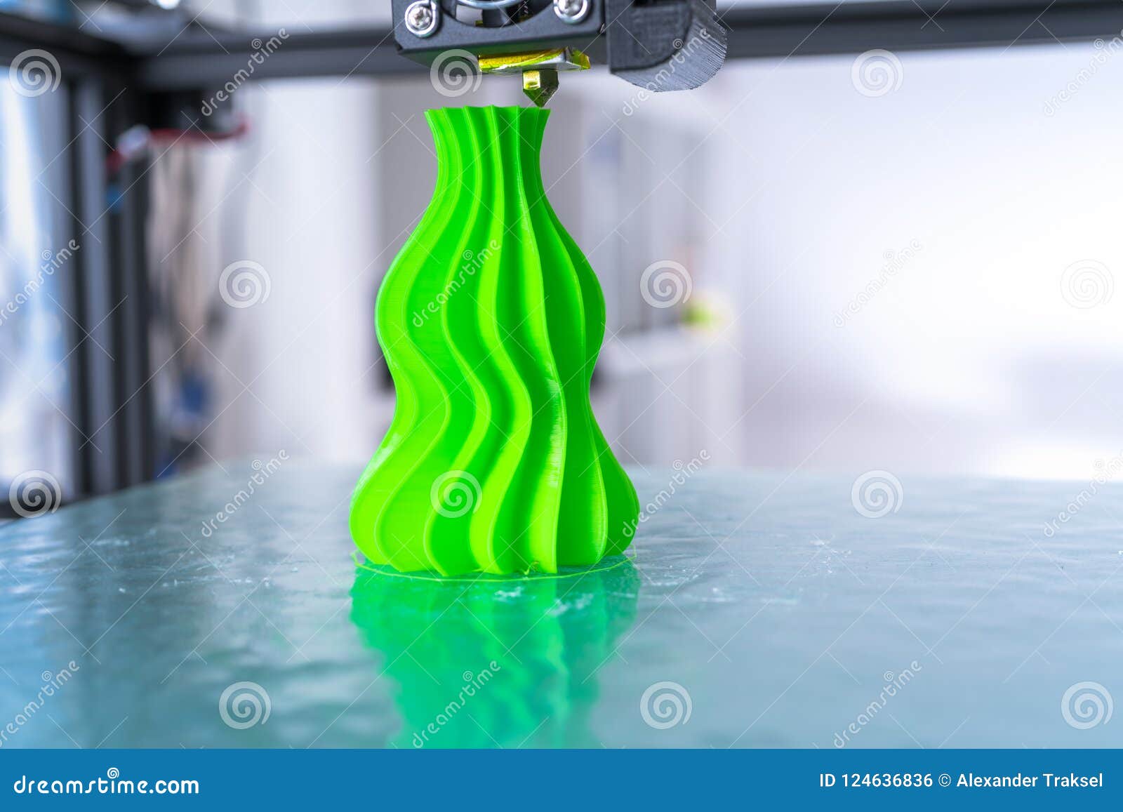 3d Printer Mechanism Working during the Processes. Modern 3D Printing ...