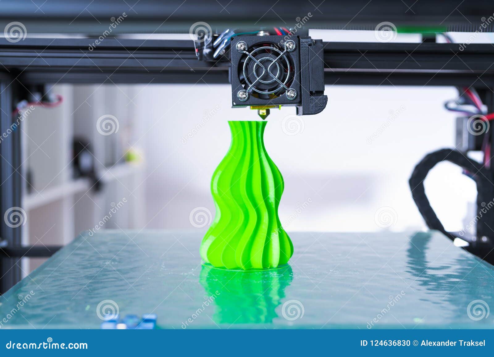 3d Printer Mechanism Working during the Processes. Modern 3D Printing ...