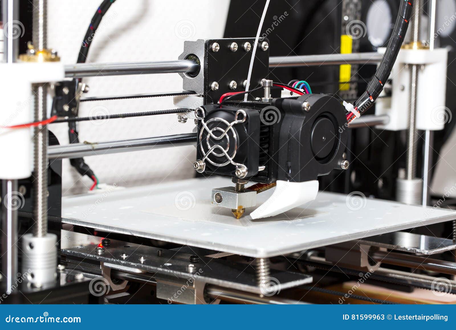 3d Printer Mechanism Working Stock Image - Image of maker, print: 81599963