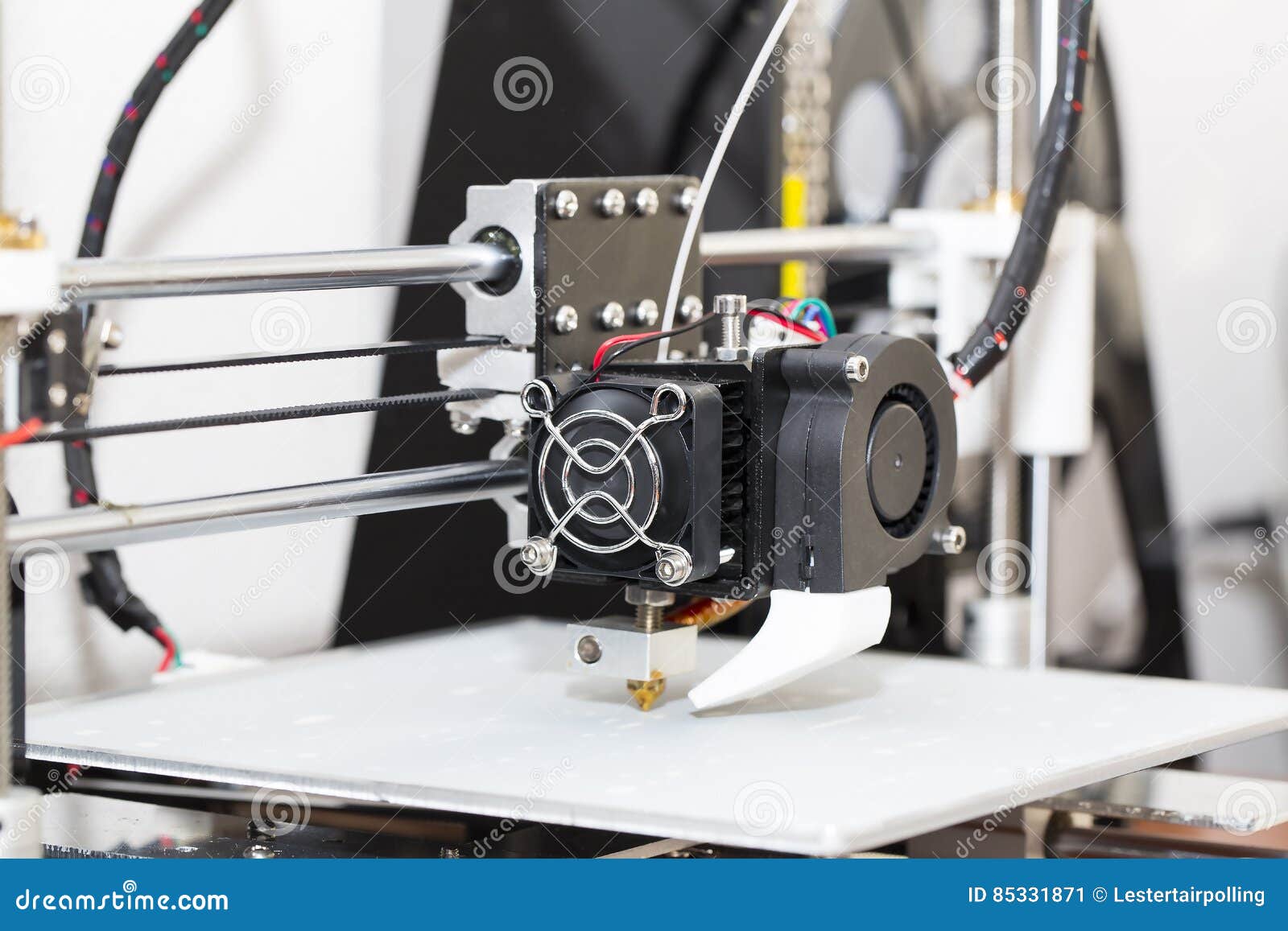 3d Printer Mechanism Working Yelement Design Of The Device During The ...