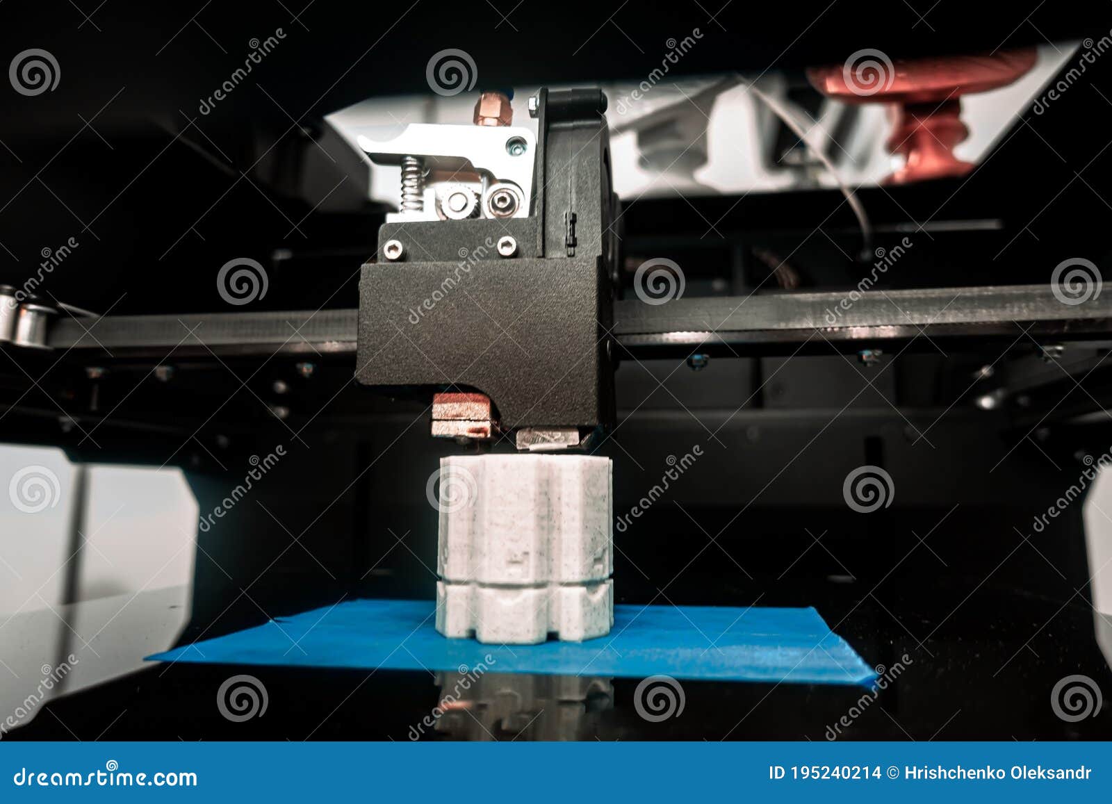 3D Printer Mobile Print Head. 3D Printer for the Manufacture of Parts ...