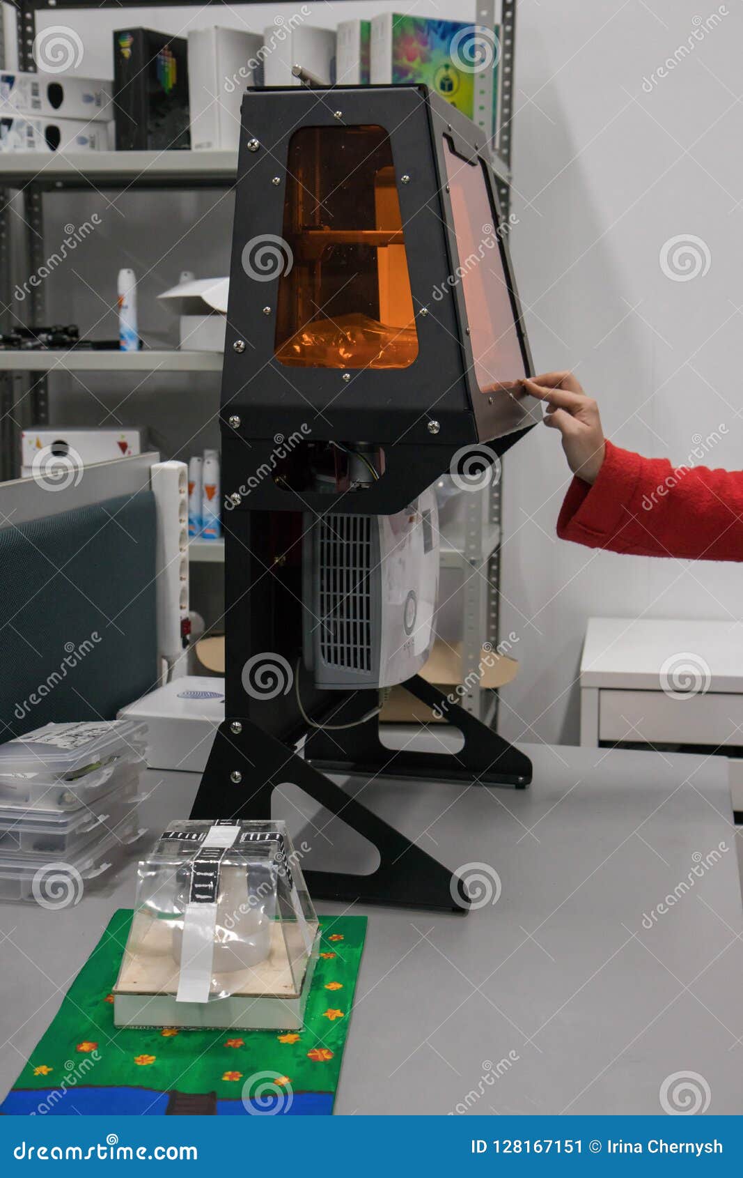 3d Printer in Nano Laboratory Stock Image - Image of industry, polymer ...