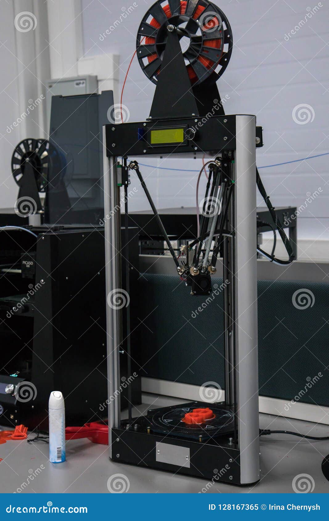 3d Printer in Nano Laboratory Stock Image - Image of isometric ...