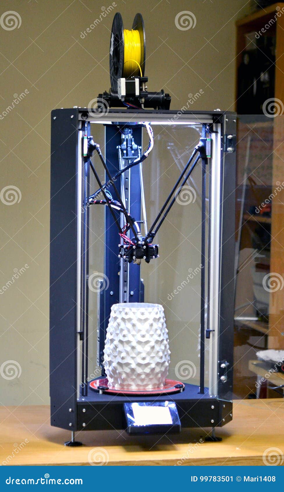 3d Printer and Object Printed on it Stock Image - Image of product ...