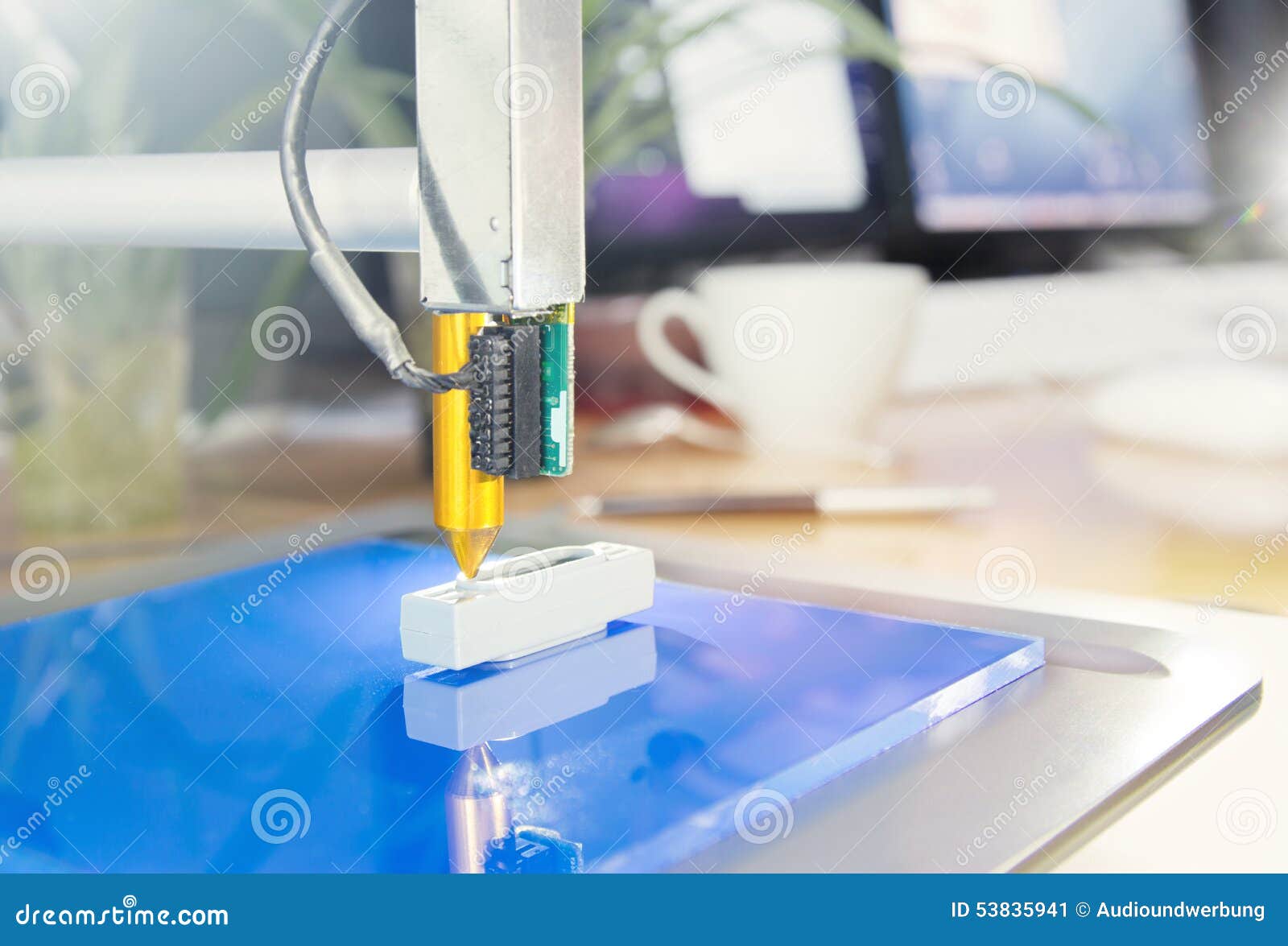 3D Printer office stock image. Image of innovation, ideas - 53835941
