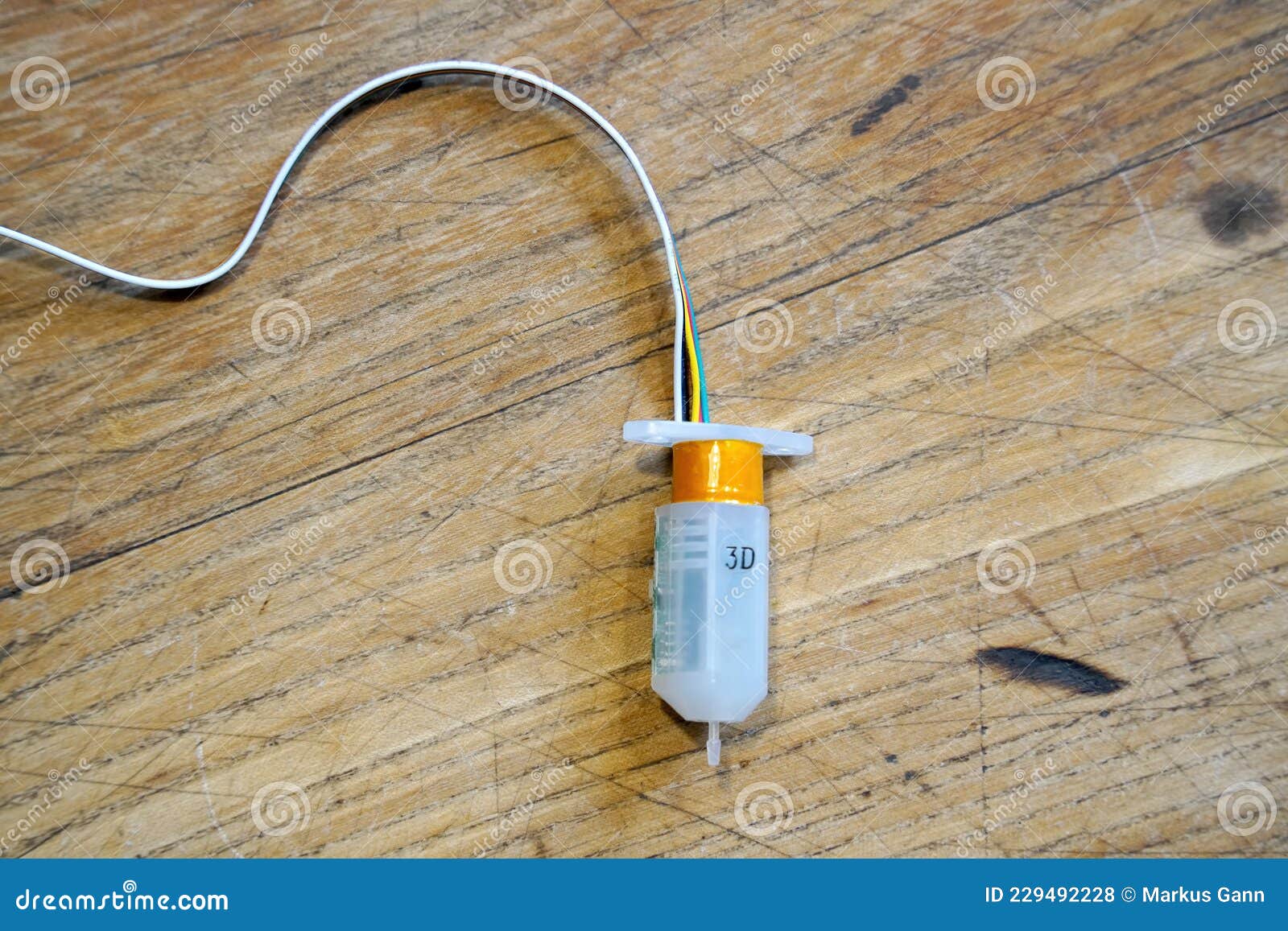 3d Printer Part for Auto Leveling Stock Photo - Image of manufacturing ...