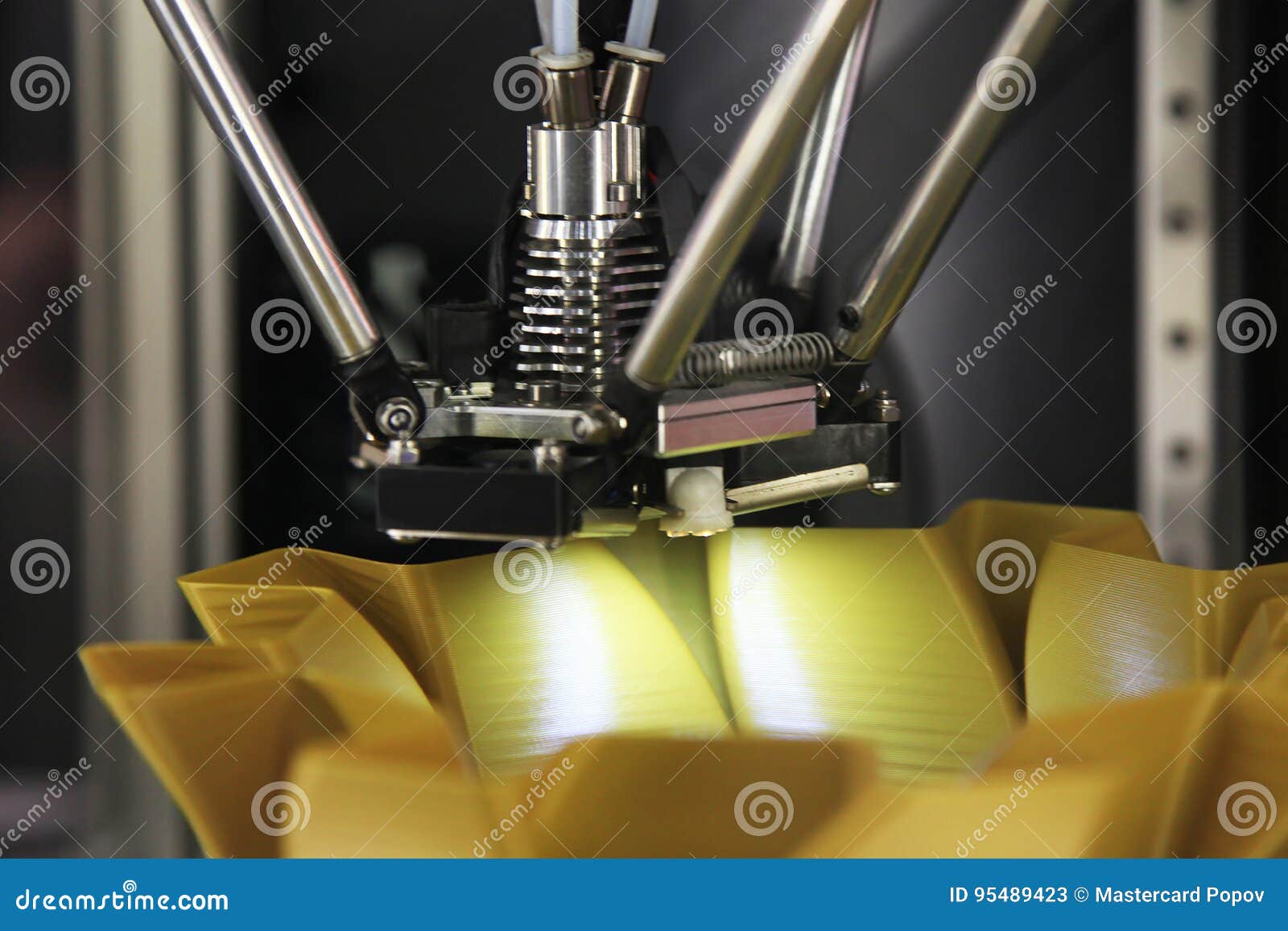 3D printer for plastic stock image. Image of creating - 95489423