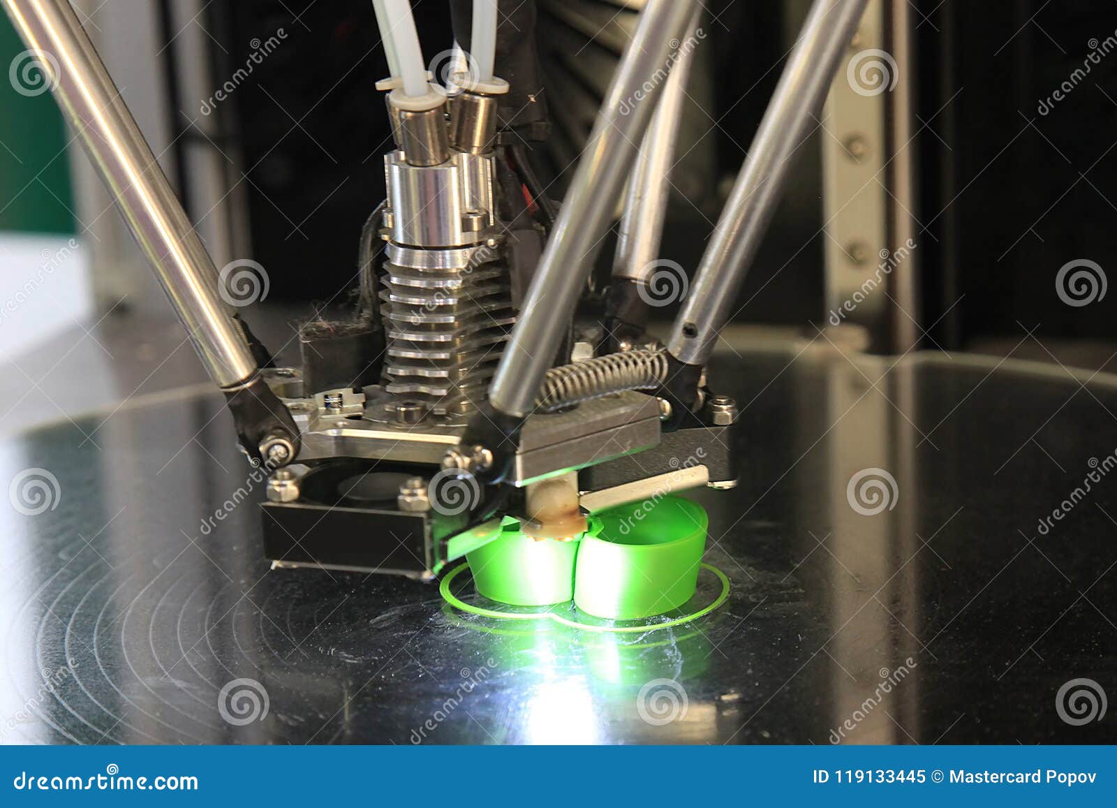 3D printer for plastic stock image. Image of modern - 119133445