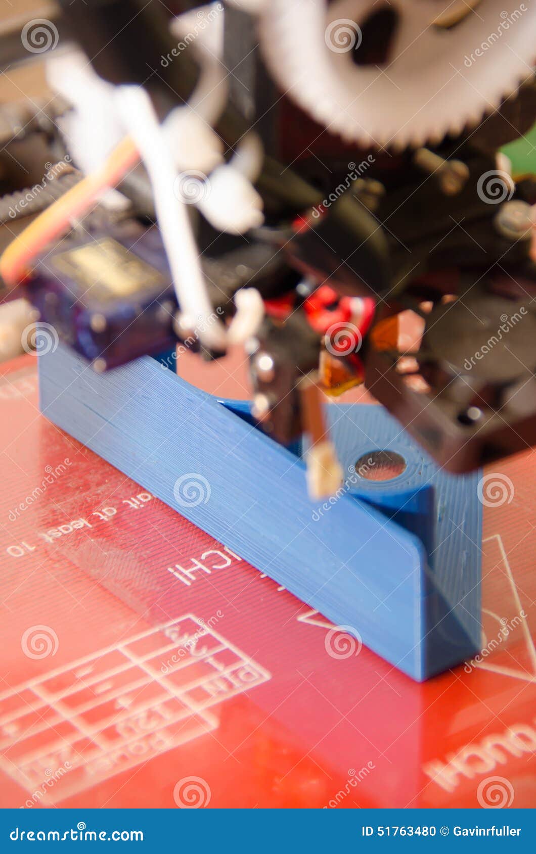 3D Printer print in focus stock photo. Image of creating - 51763480