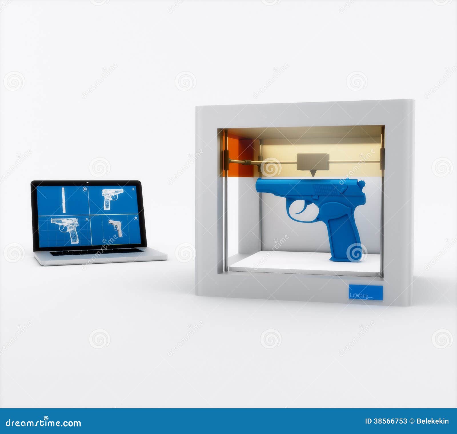 Printer Gun Stock Illustrations – 441 Printer Gun Stock Illustrations ...