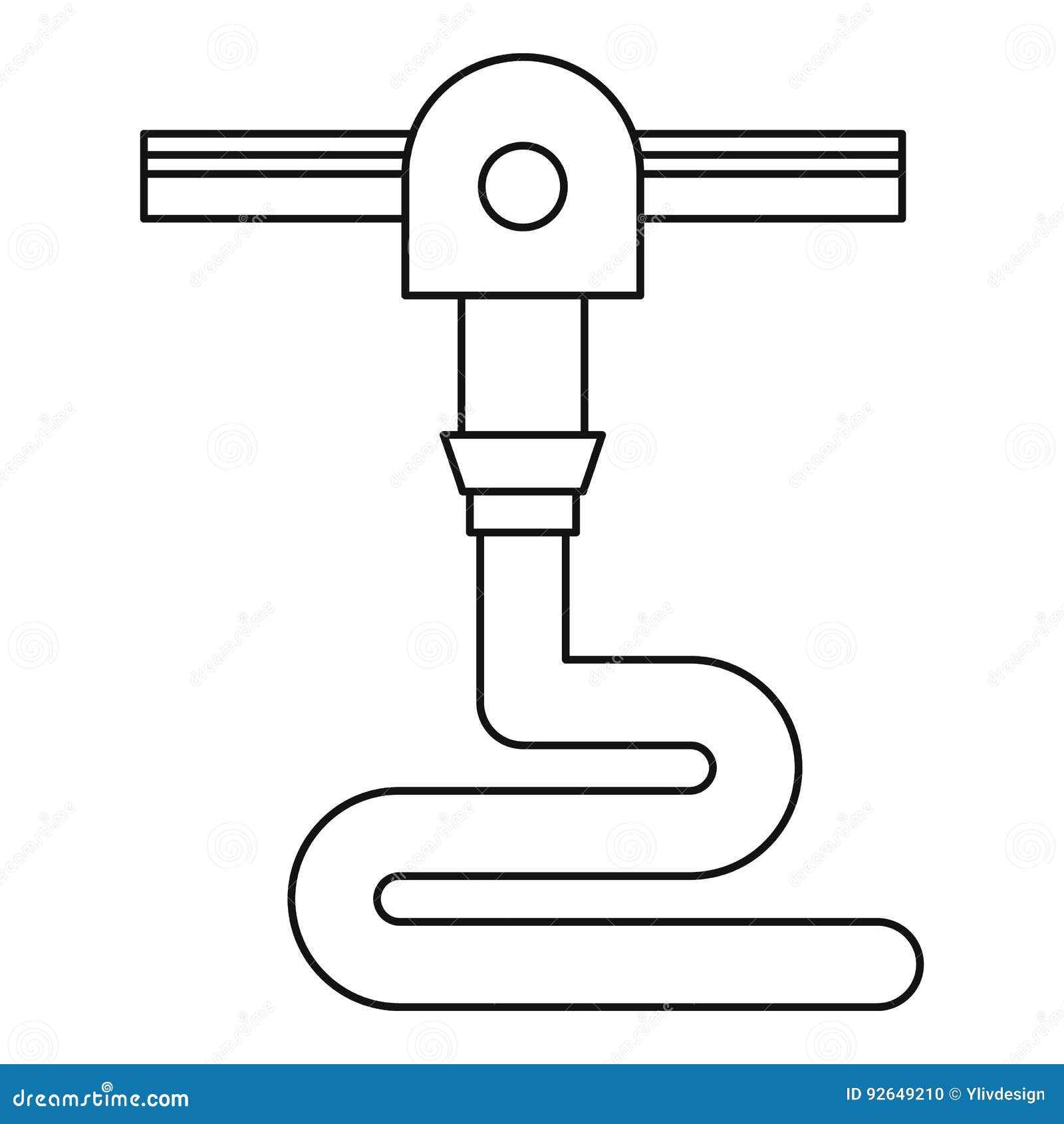 3d Printer Printing Icon Outline Stock Vector - Illustration of machine ...