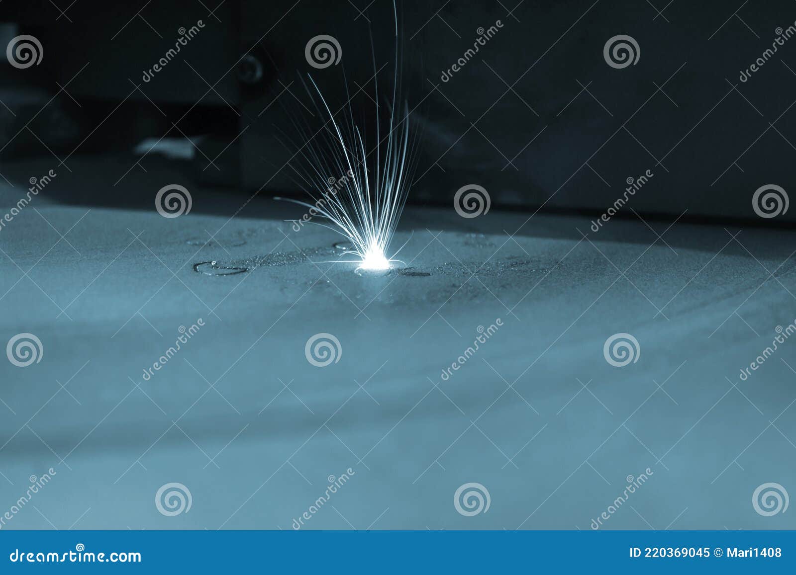 3D Printer Printing Metal. Laser Sintering Machine for Metal Stock ...