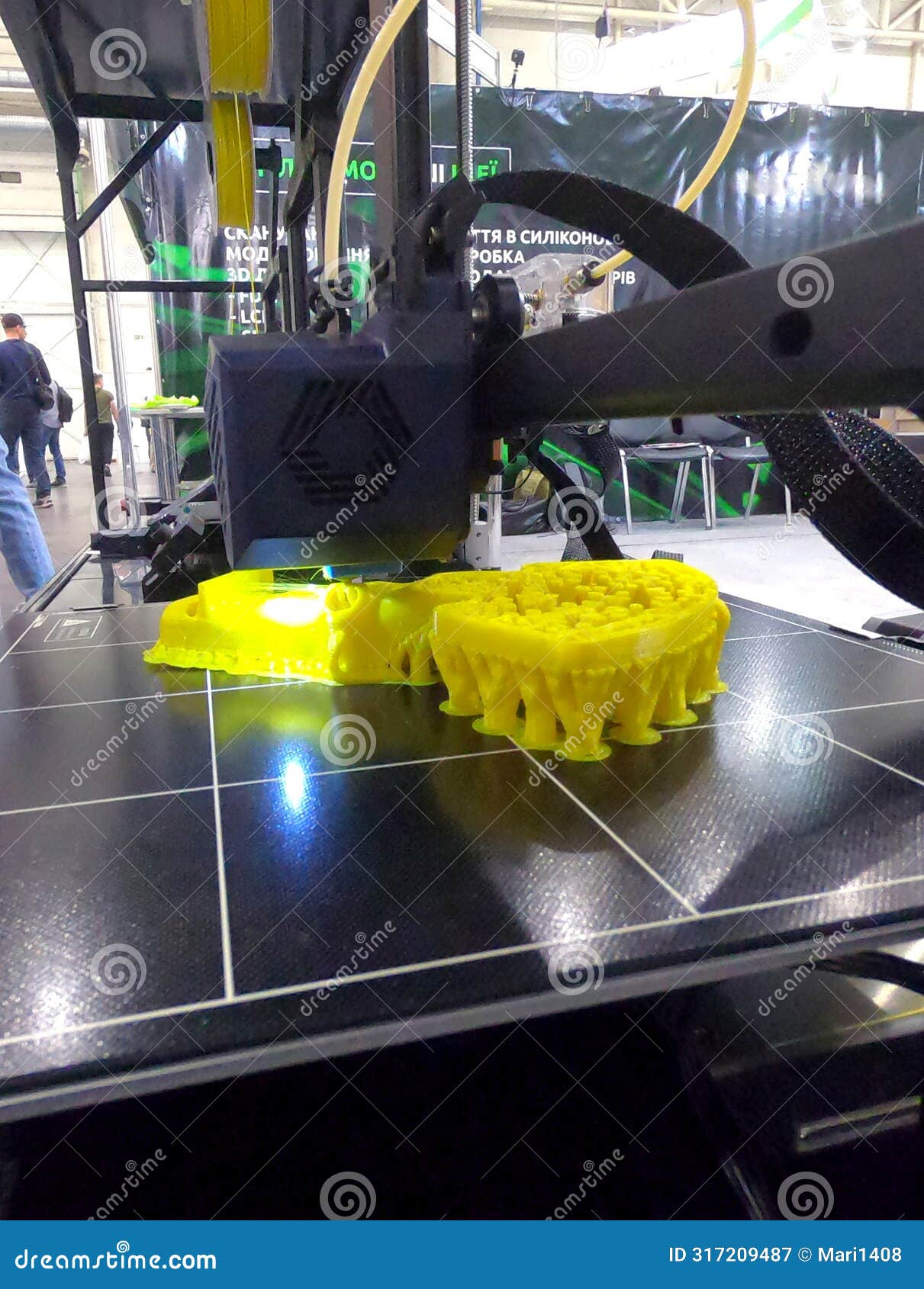 3D Printer 3D Printing. 3d Printer Printing Process Close-up 3D Printer ...