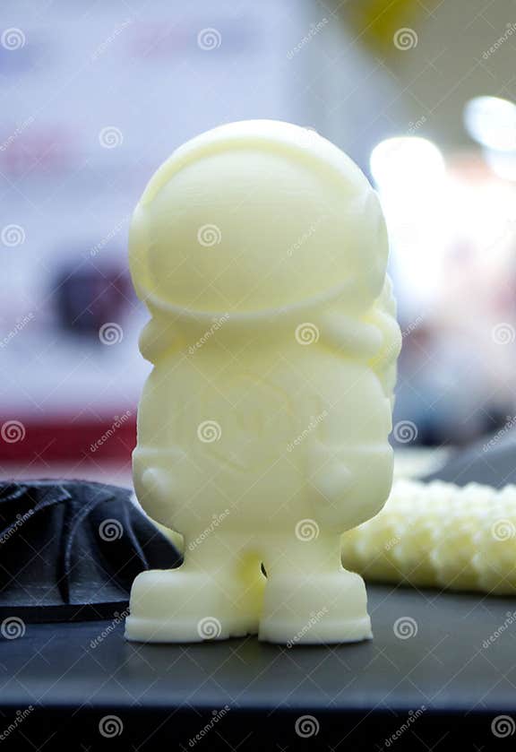 3D Printer Printing Prototype Molten Plastic Process Creating Prototype ...