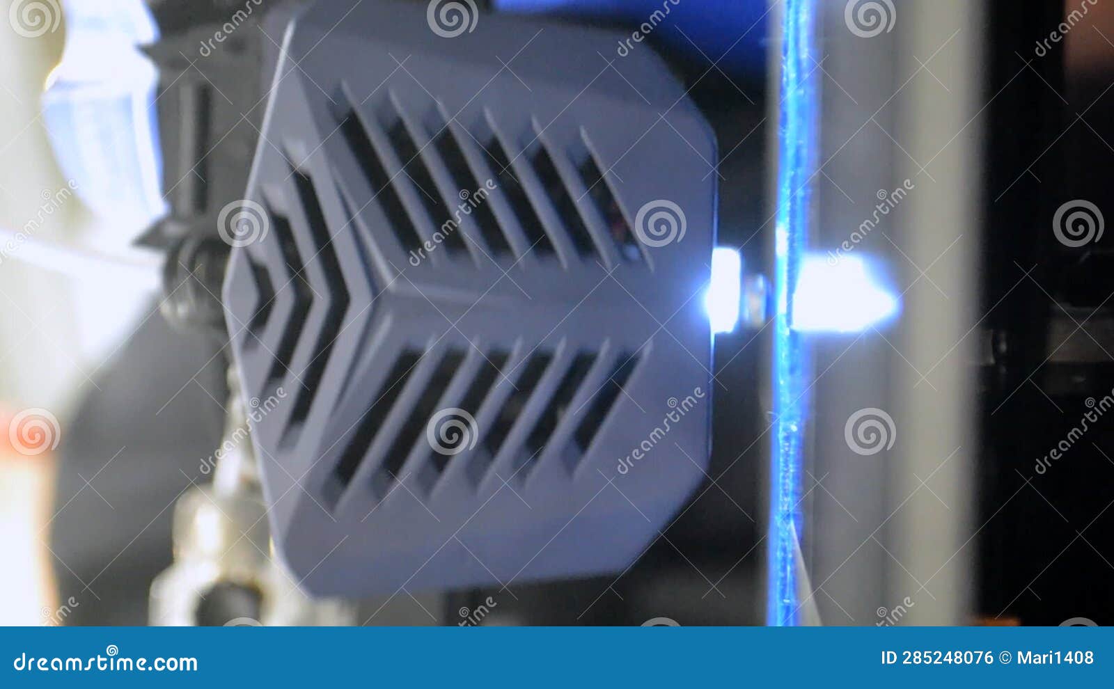 3D Printer Printing Prototype Toy Molten Plastic Process Creating ...