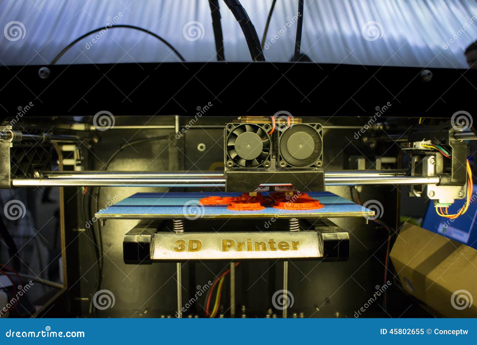 3D printer stock image. Image of cmyk, technical, lucru - 45802655