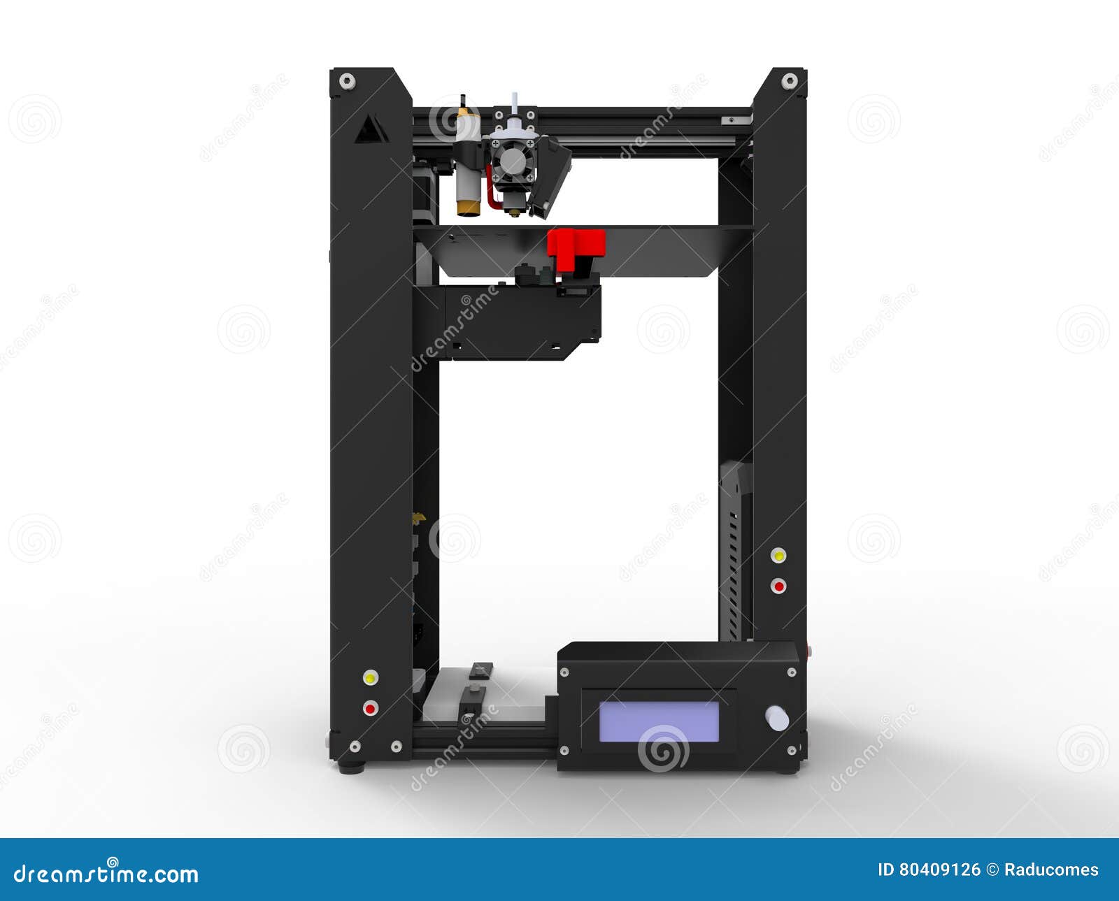 3D printer stock illustration. Illustration of creating - 80409126