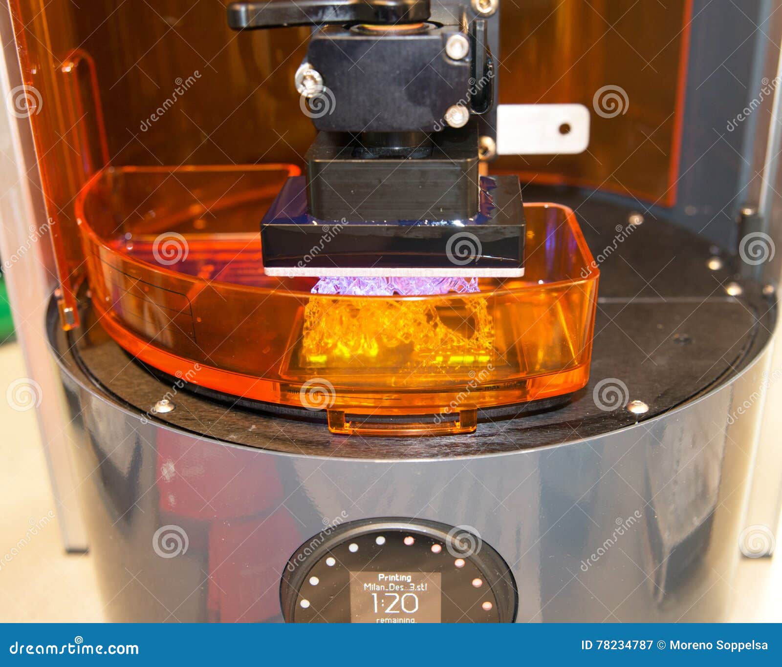 3D Printer (SLA and DLP) stock image. Image of manufacturing - 78234787