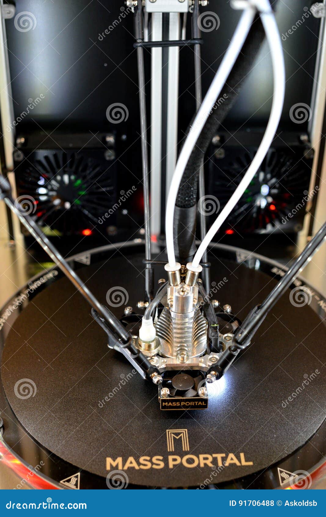 3D Printer during Work Process. New Printing Technology Editorial Stock ...