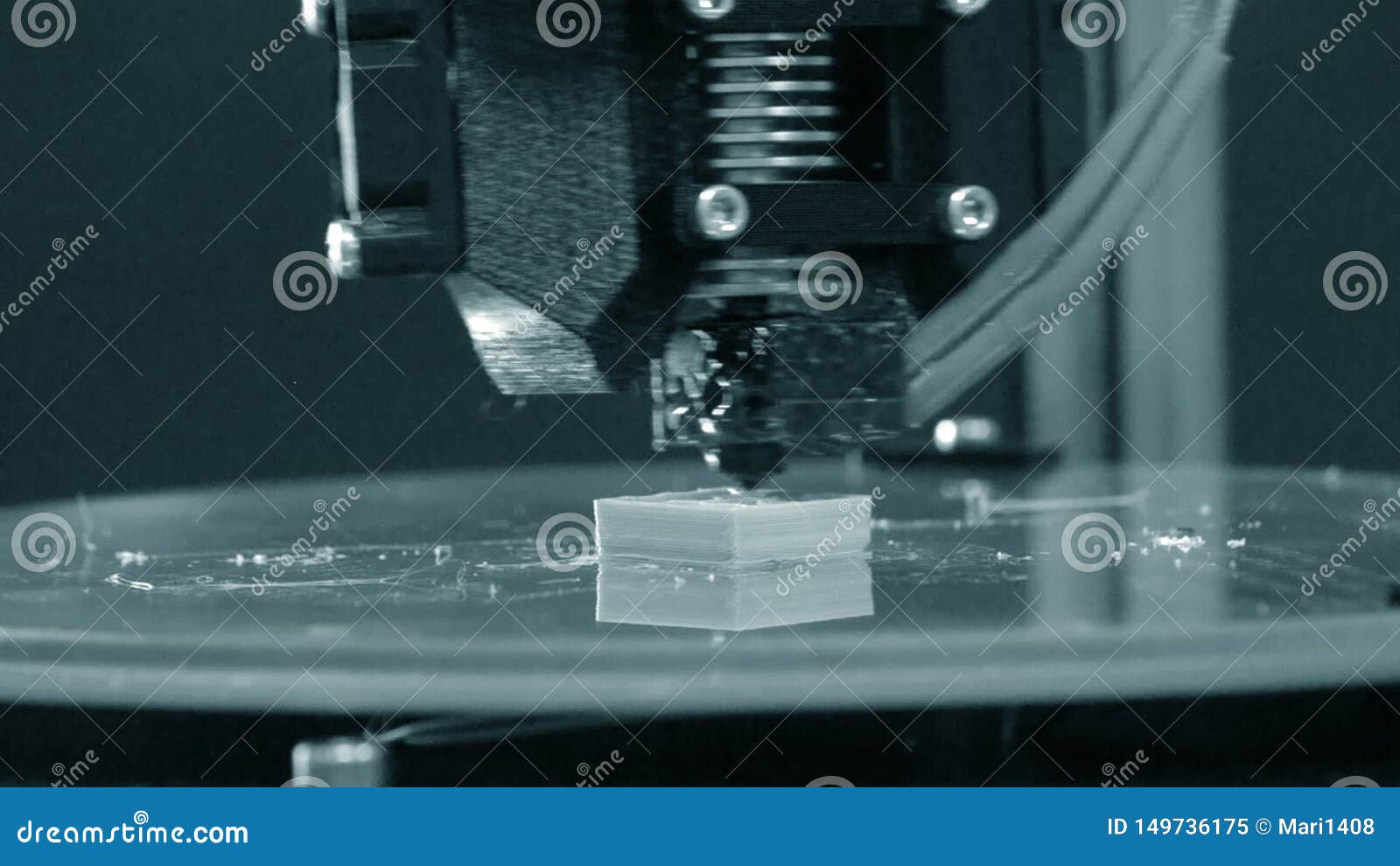 3D Printer Working. Fused Deposition Modeling, Stock Video - Video of ...