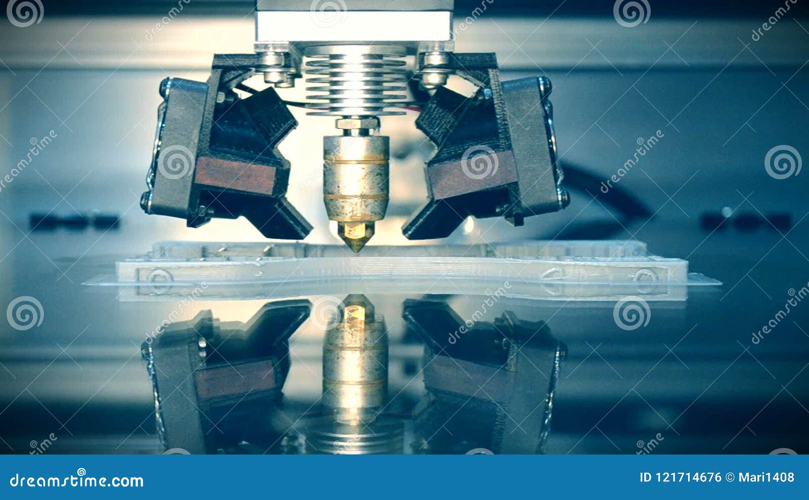 3D Printer Working. Fused Deposition Modeling, FDM Stock Footage ...