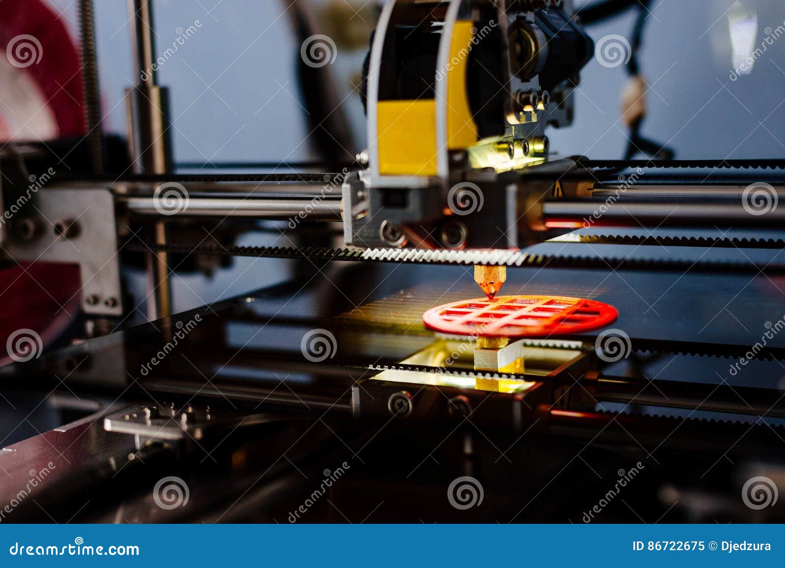 3d Printer Working and Printing Stock Image - Image of making ...