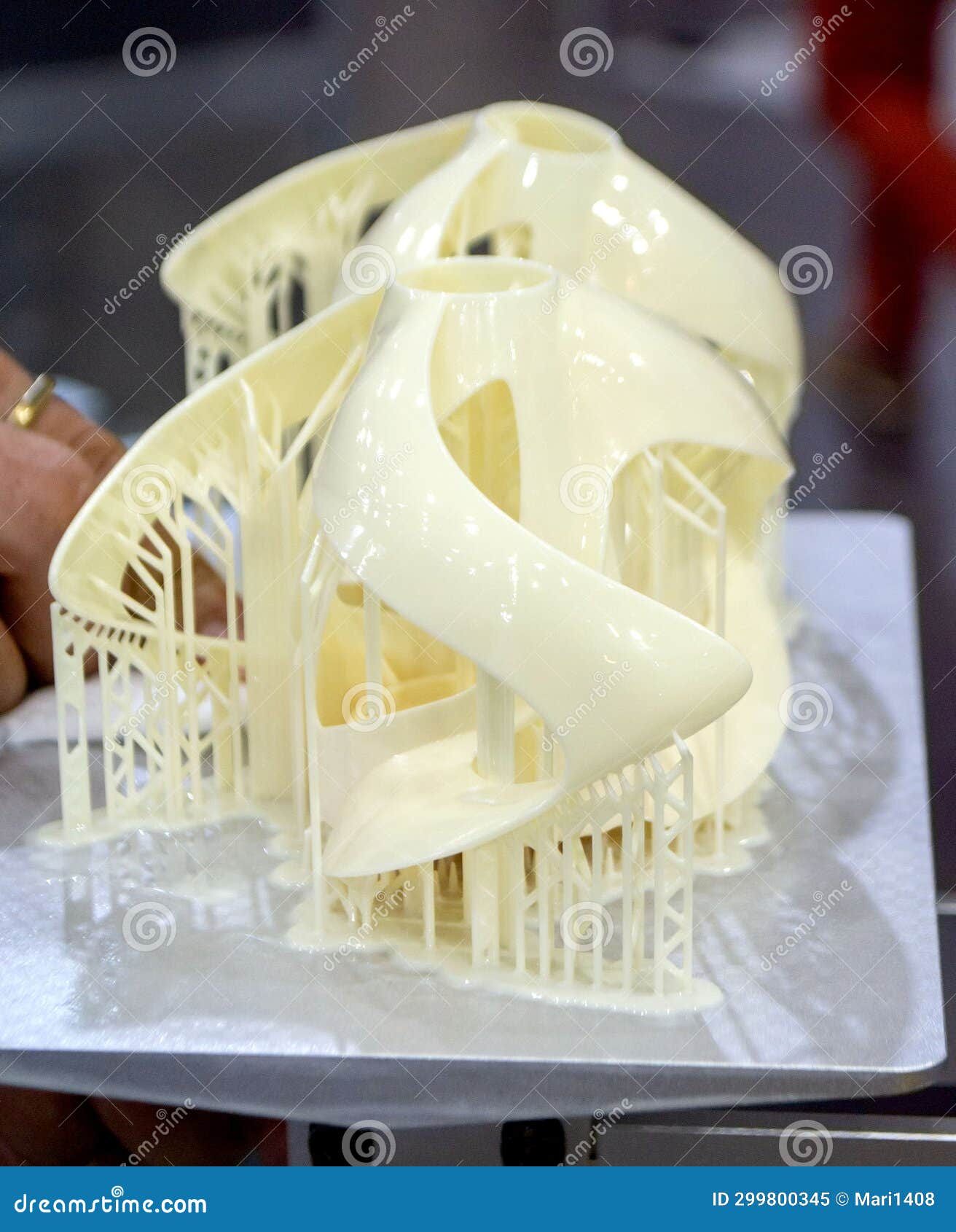 3D Printer Working Process 3D Printing Stereolithography Photopolymerization SLA Stock Image ...