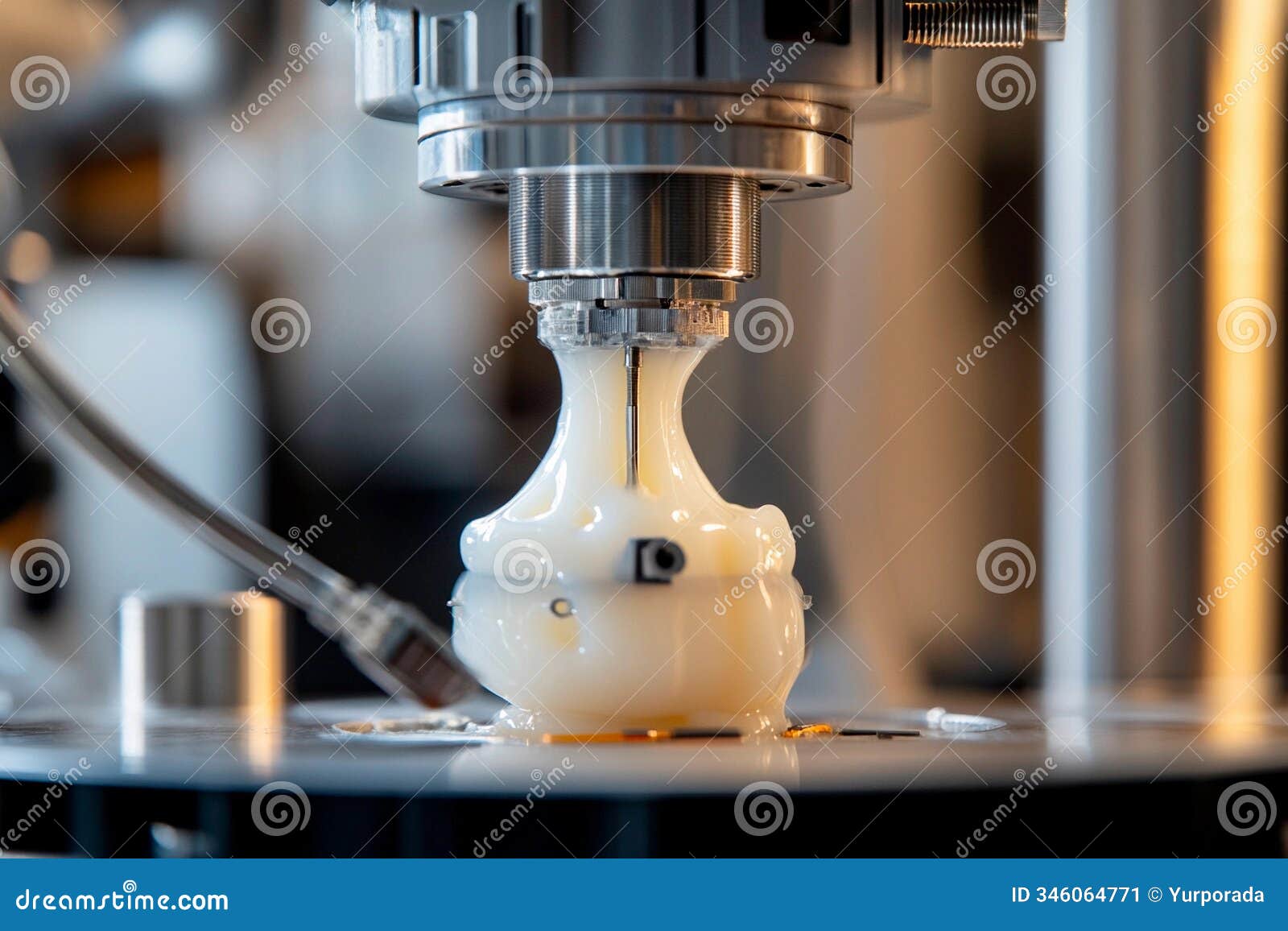 3D Printing in Action during High-tech Manufacturing Process ...