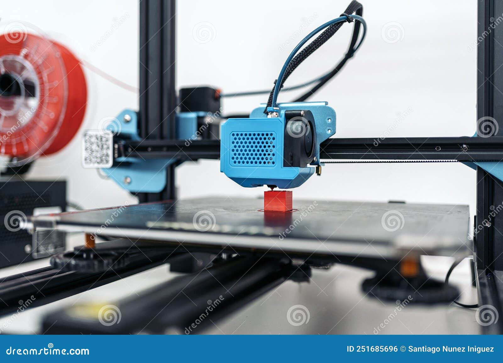 3D Printing Creative Work stock photo. Image of machine - 251685696