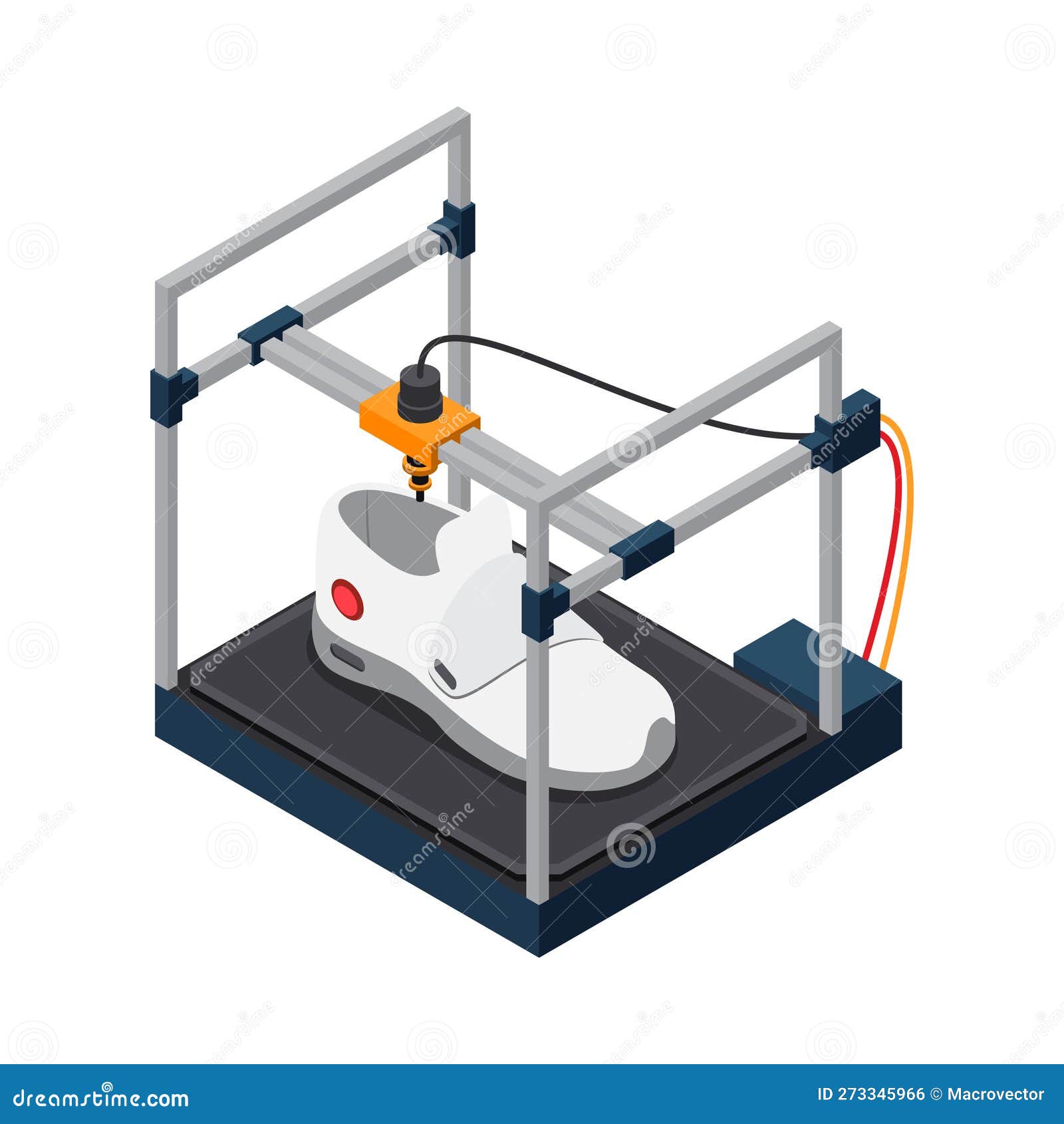 3D Printing Industry Icon stock illustration. Illustration of system ...