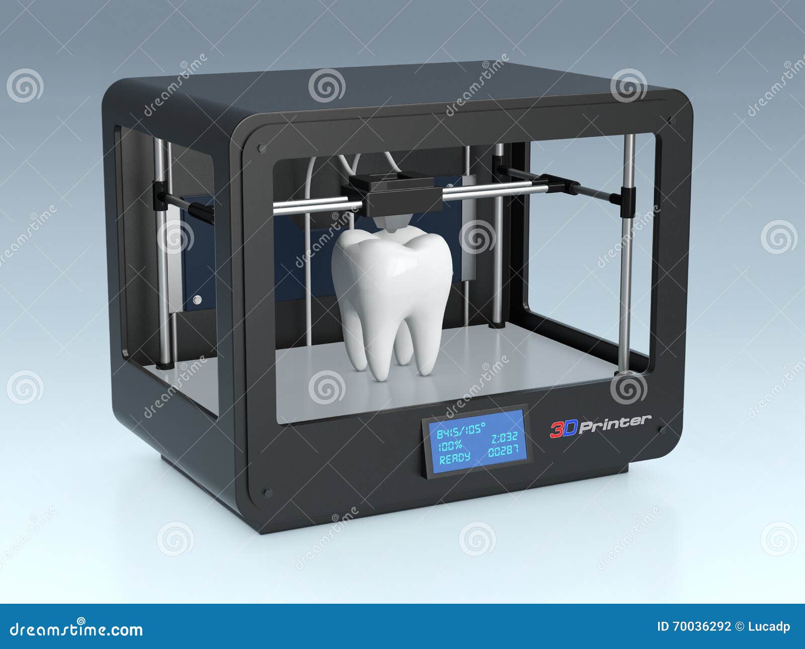3d printing in medicine stock illustration. Illustration of medical ...