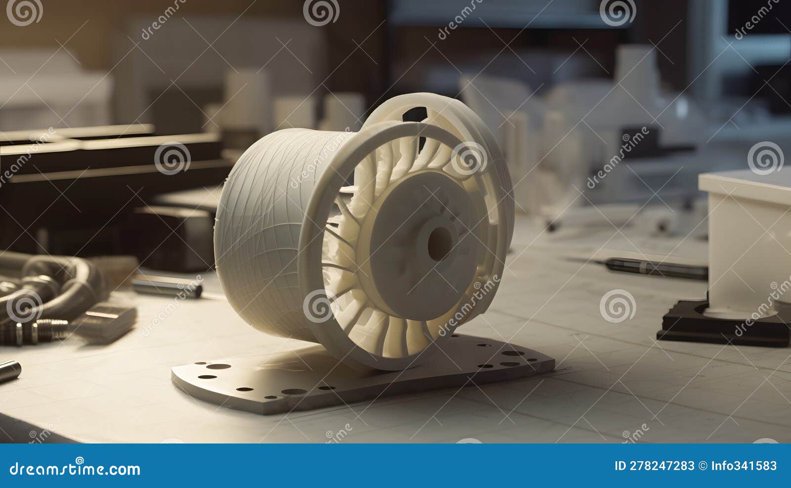 3D Printing Prototyping Manufacturing CAD Dynamic Lightni Generative AI ...