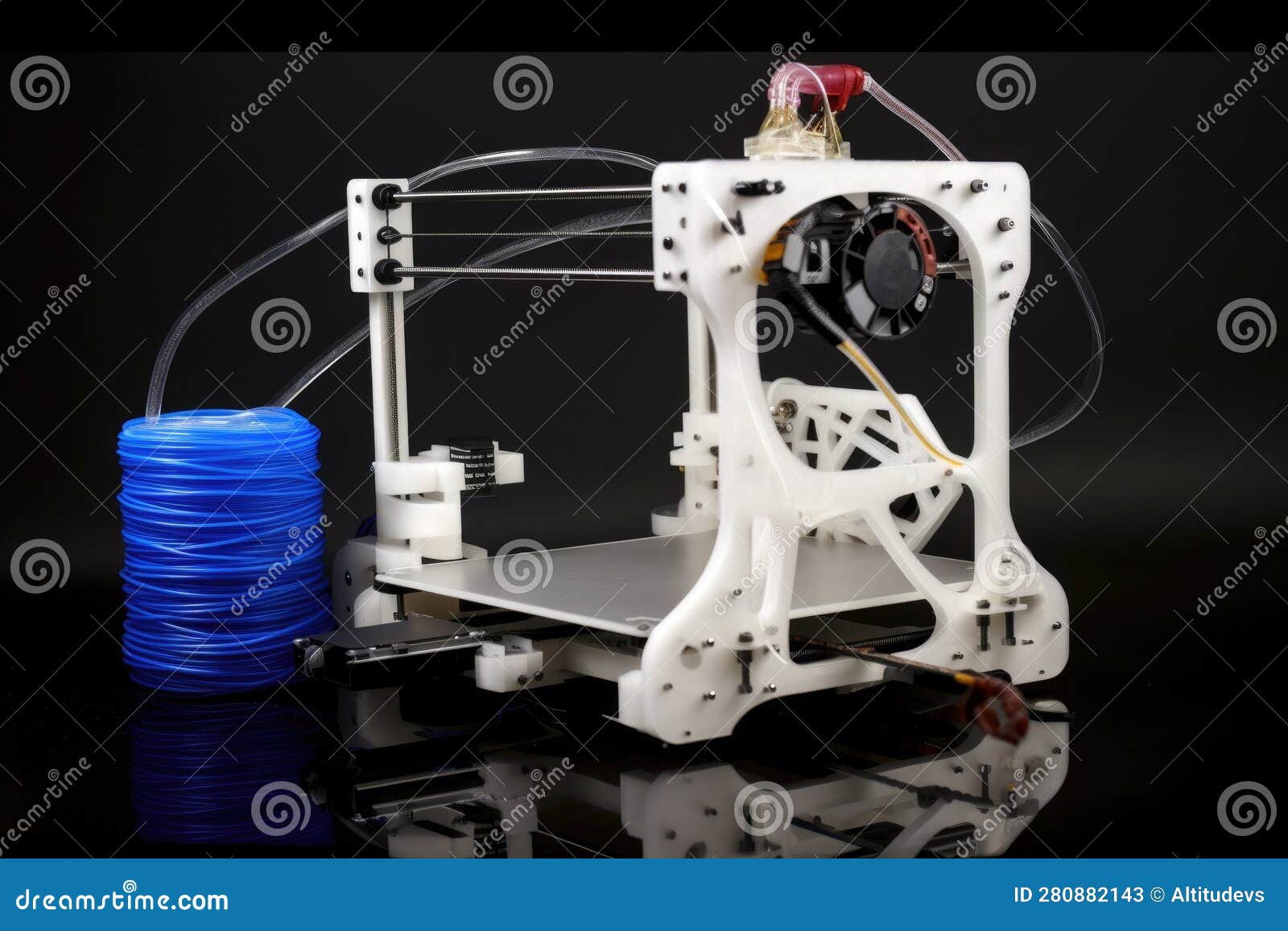 3d Printing Robot, with Extruder Head and Nozzle Printing on Roll of ... 3d Printing Robot, with Extruder Head and Nozzle Printing on Roll of ...