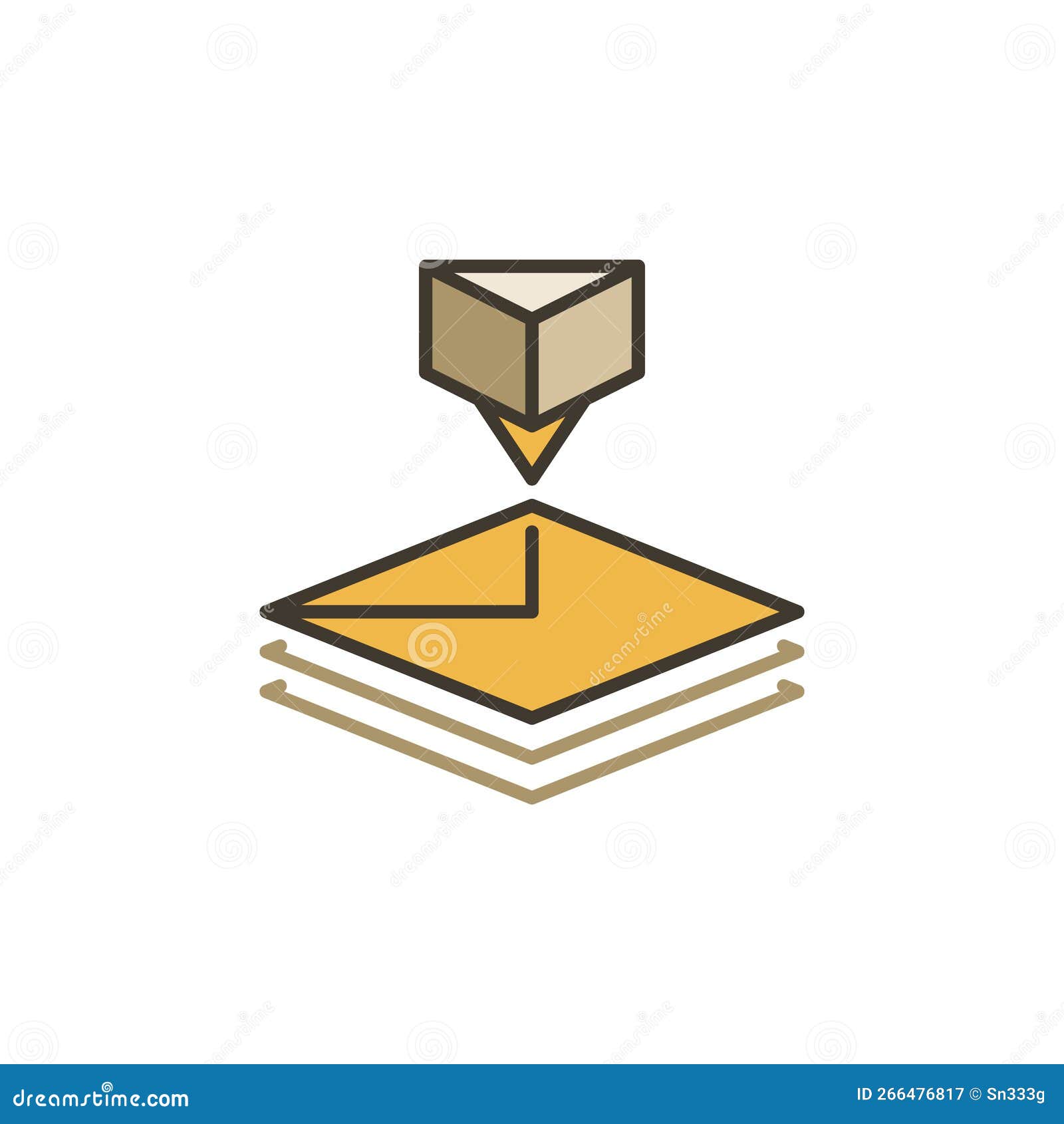 3D Printing Technology - Additive Manufacturing Vector Concept Colored ...