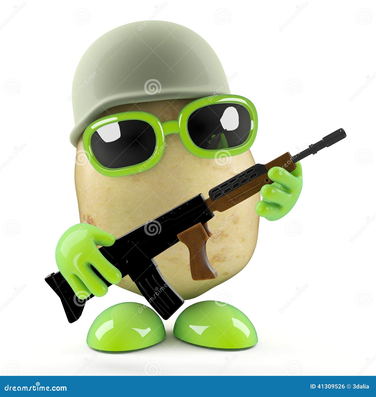 3d Private potato stock illustration. Illustration of dinner - 41309526