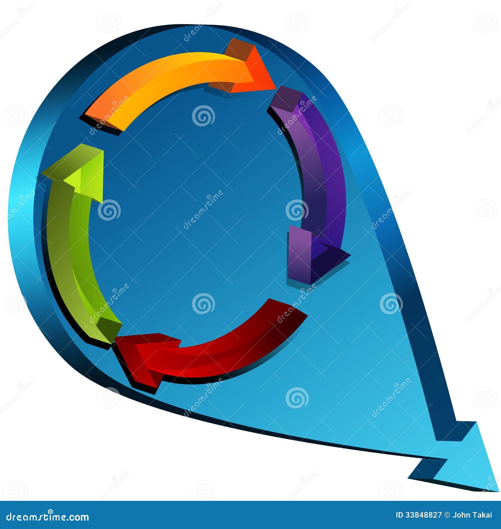 Drop Arrow Vector Illustration | CartoonDealer.com #53569068