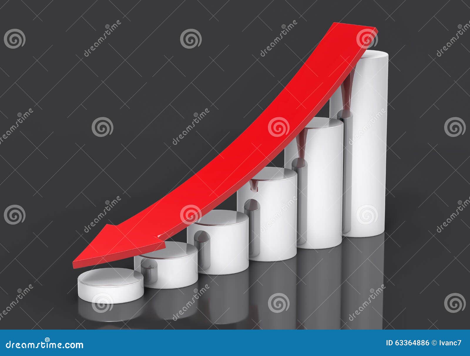 3D Profit Decrease Background Stock Photography | CartoonDealer.com #63364886