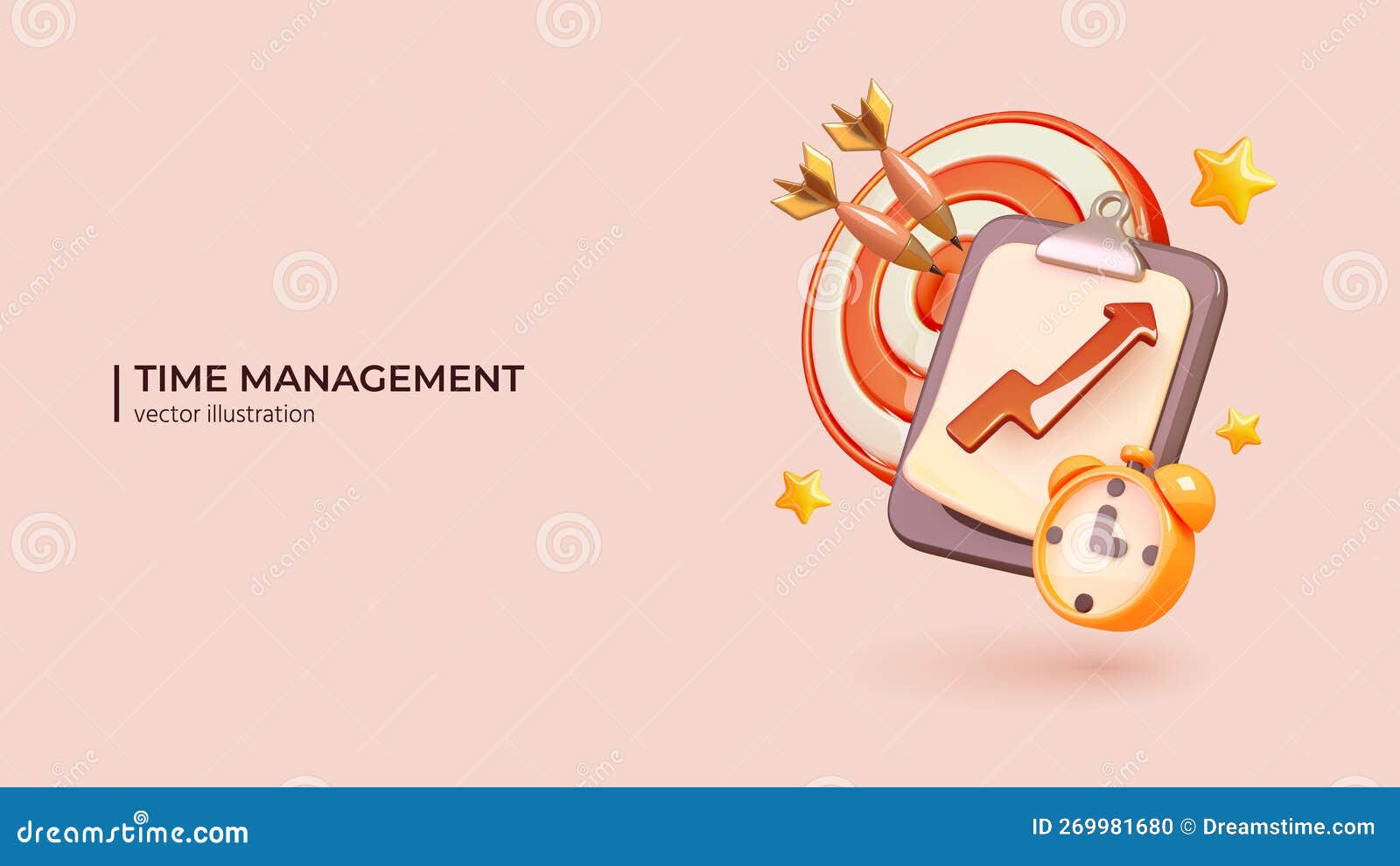 Project Time Plan Template With Six Project Tasks In Time Intervals ...