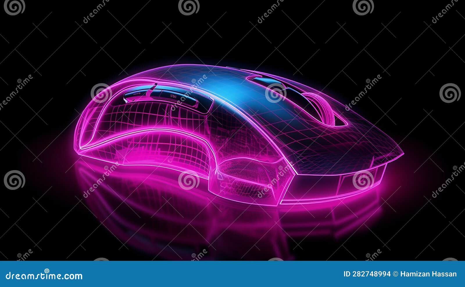 3D Projection of a Computer Mouse, Ergonomic Design and Clickable Buttons for Seamless ...