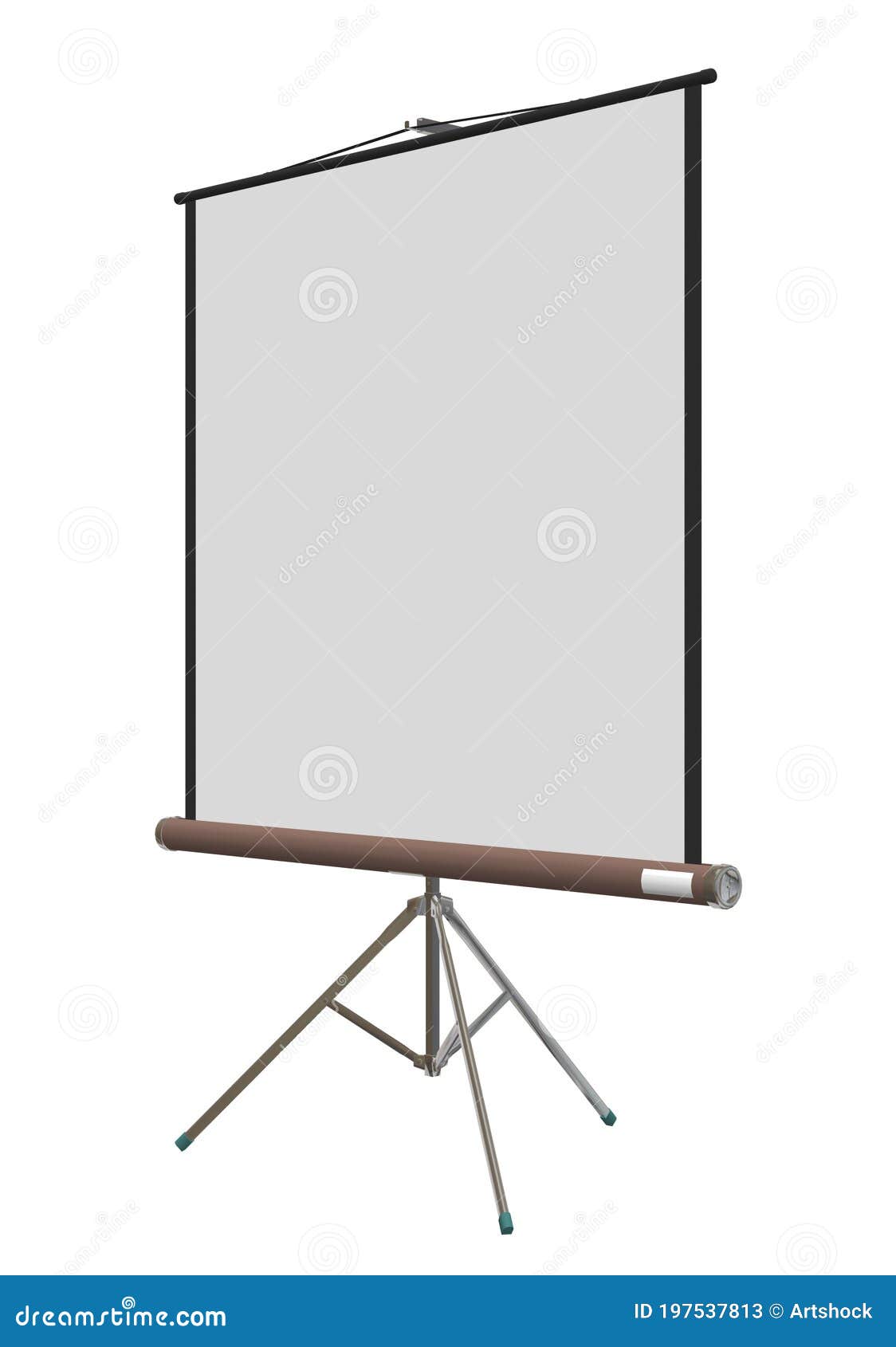 3d Projection screen stock illustration. Illustration of business ...